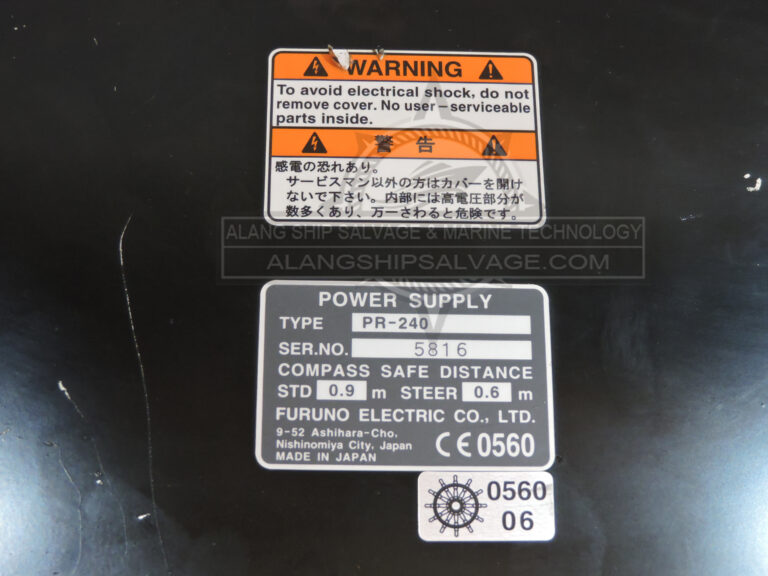 FURUNO POWER SUPPLY PR – 240 – Alang Ship Salvage & Marine Technology