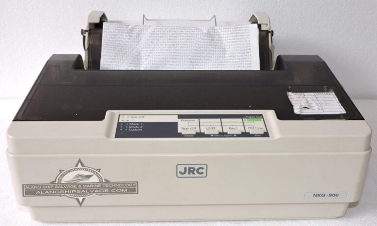 JRC PRINTER NKG-900 – Alang Ship Salvage & Marine Technology