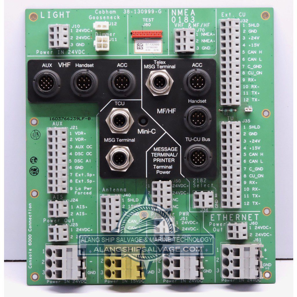 SAILOR COBHAM 6000 CONSOLE CONNECTION BOARD – Alang Ship Salvage ...